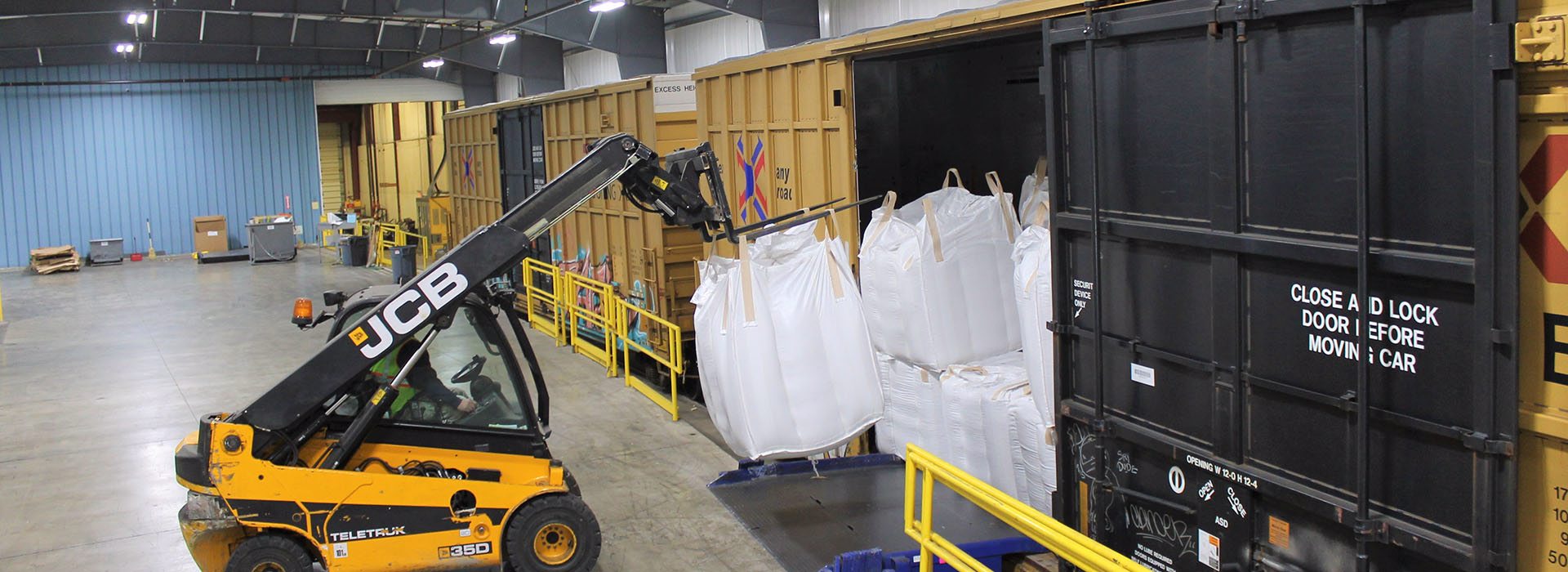 Indoor Rail | Patton Warehousing